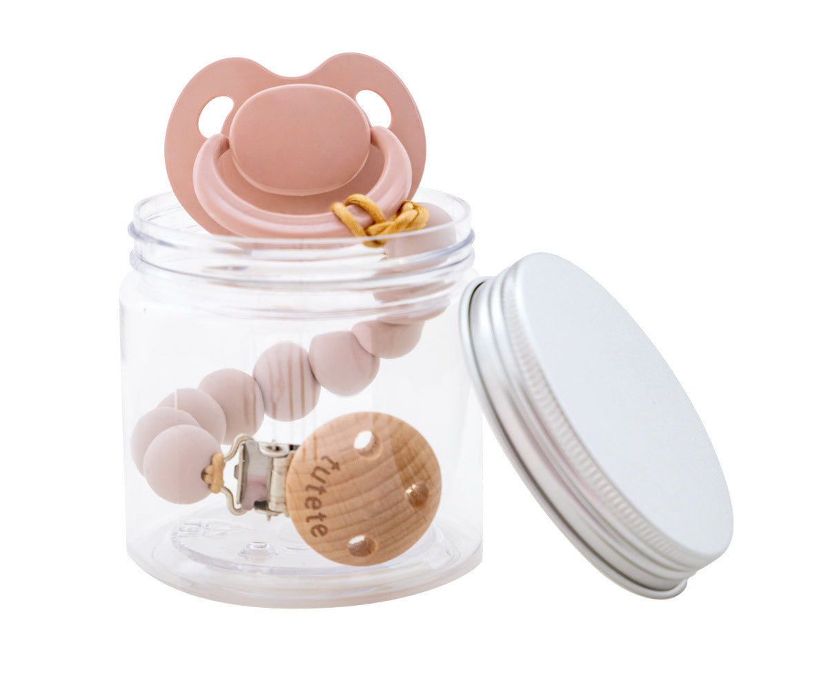 BIBS Pacifiers Retro Nordic Pink Silicone Gift Pack +0m l My Pharma Spot