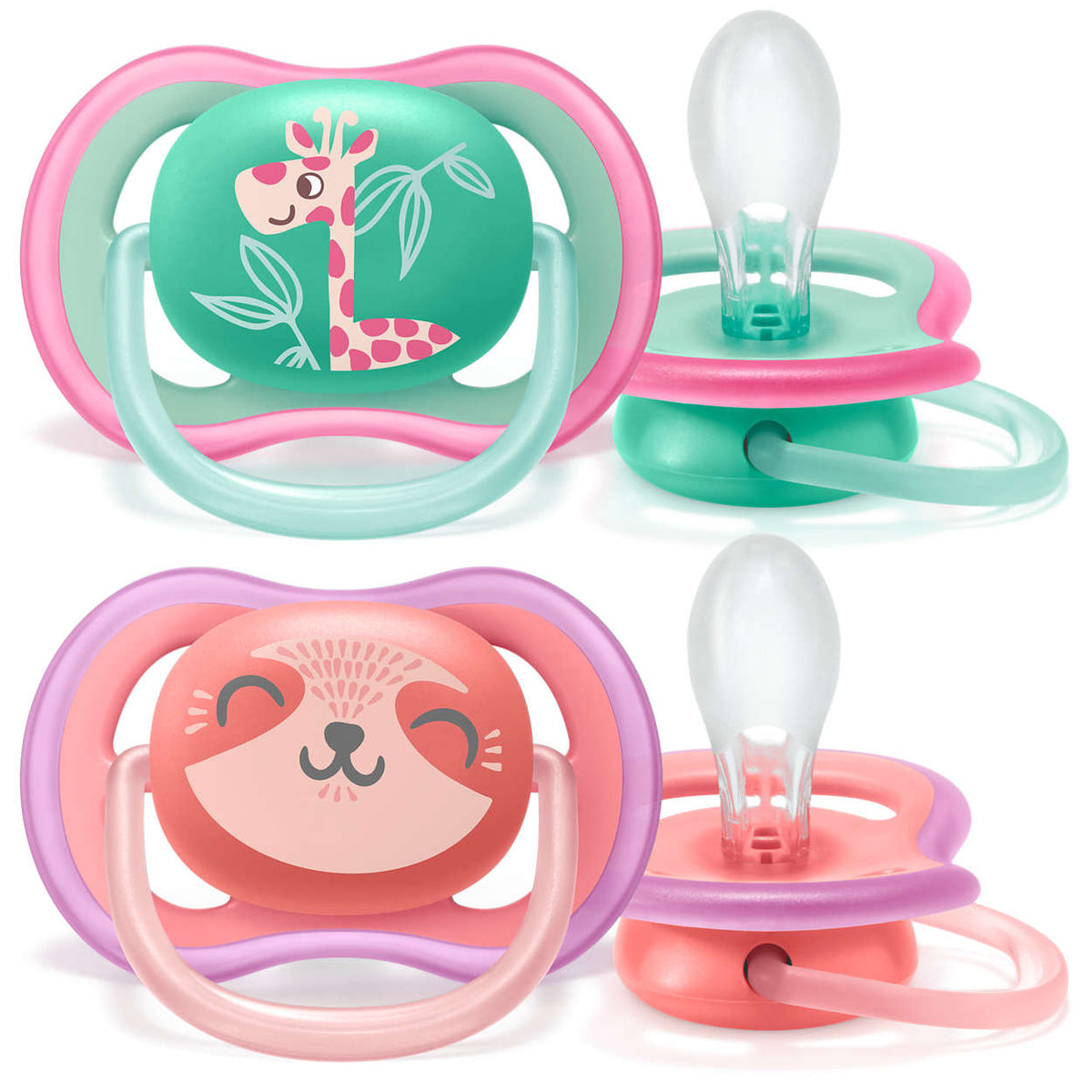 Philips Avent Soother Ultra Air Giraffe/Koala +18m x 2 pcs | My Pharma Spot