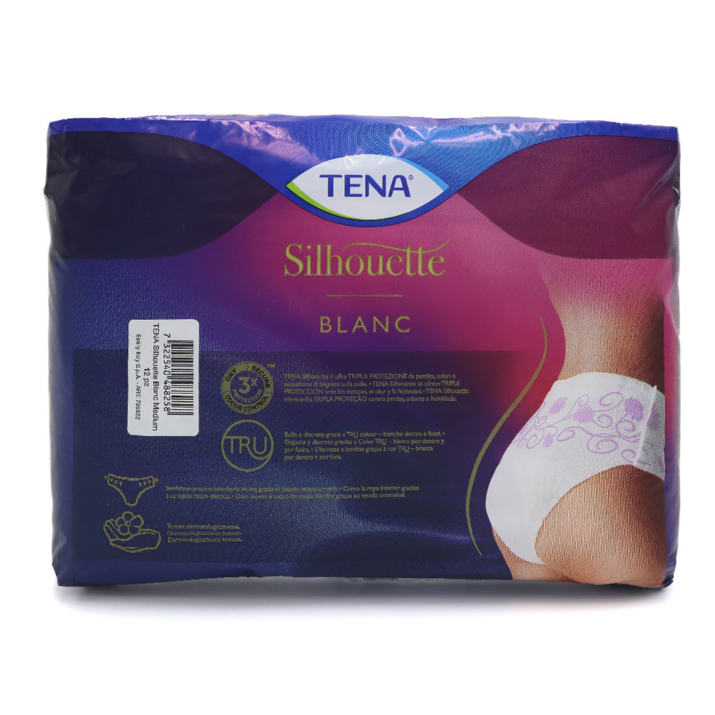 Tena Lady Silhouette White Underwear Discret 12 units | My Pharma Spot
